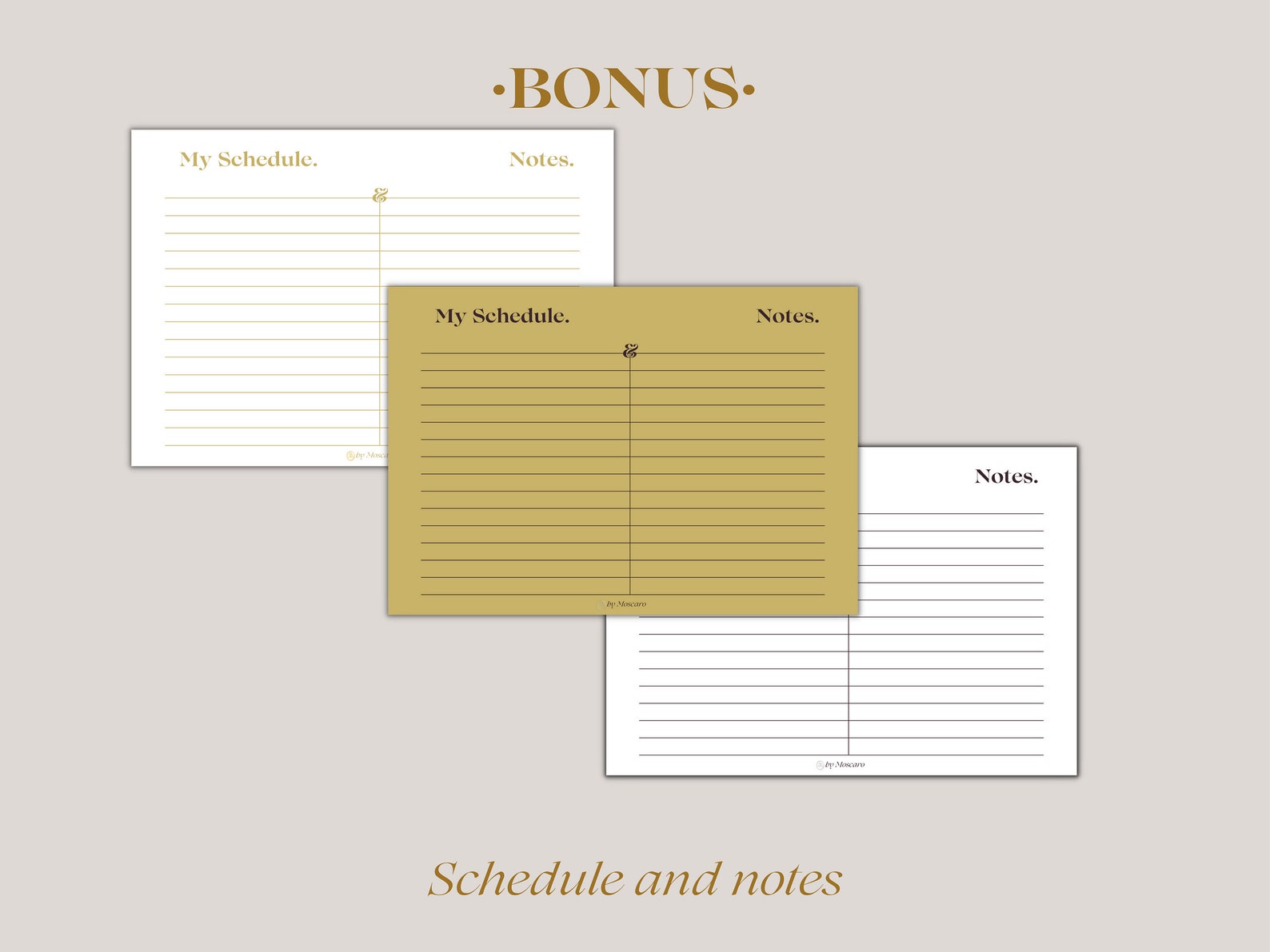 Minimalist Weekly Undated Planner Landscape Printable PDF - Etsy