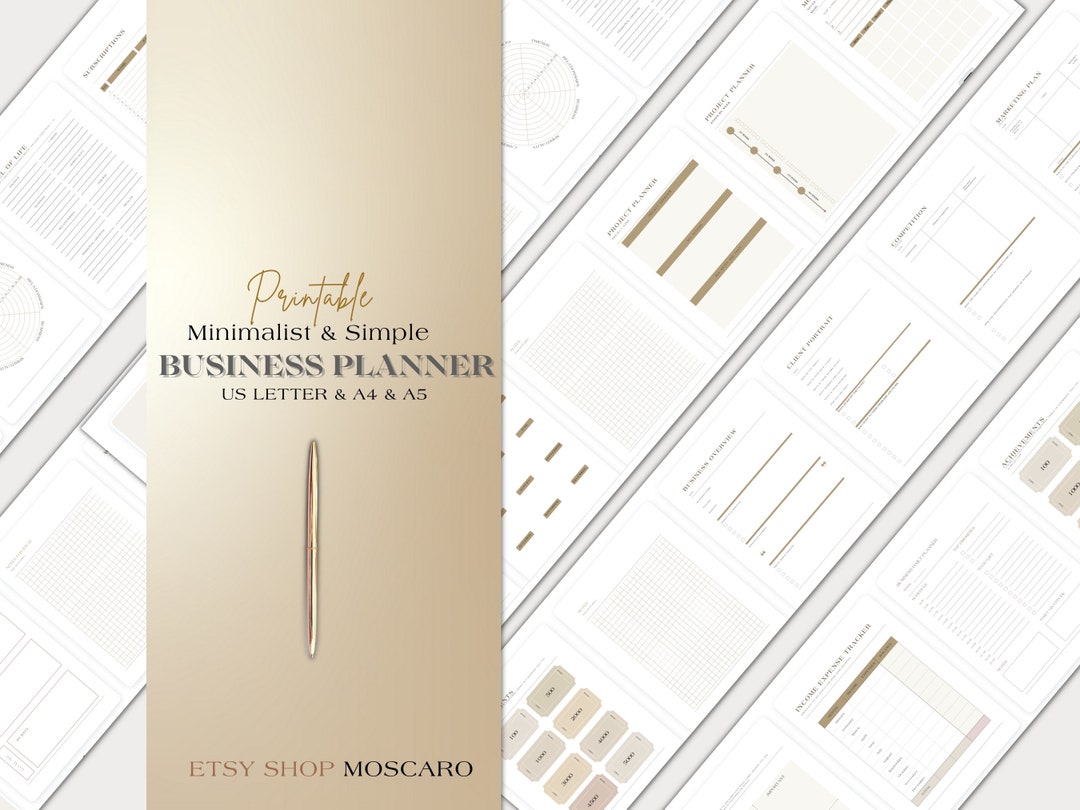 Business Planner Printable | Business Planner PDF | Business Planning ...