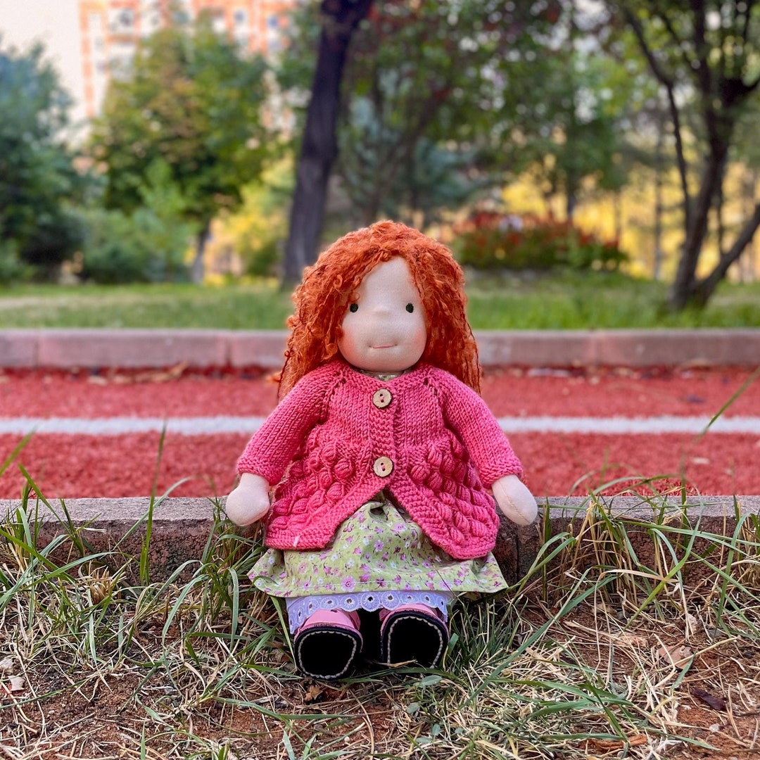 Handmade Waldorf ** Inspired Steiner Doll Personalized Birthday Gift ...