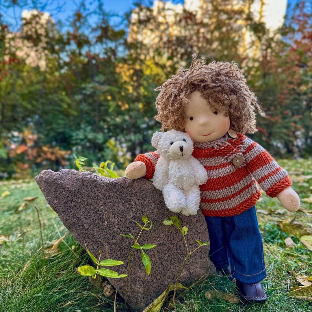 Handmade Waldorf ** Inspired Doll With Set of Clothes, Personalized ...