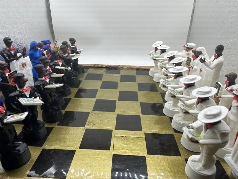 Nation of Islam Chess Set Large Size 26” - Etsy