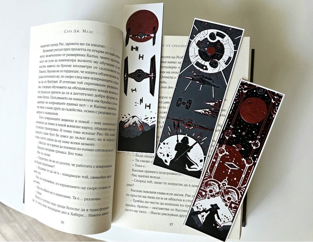 Star Wars Bookmarks Set - Etsy