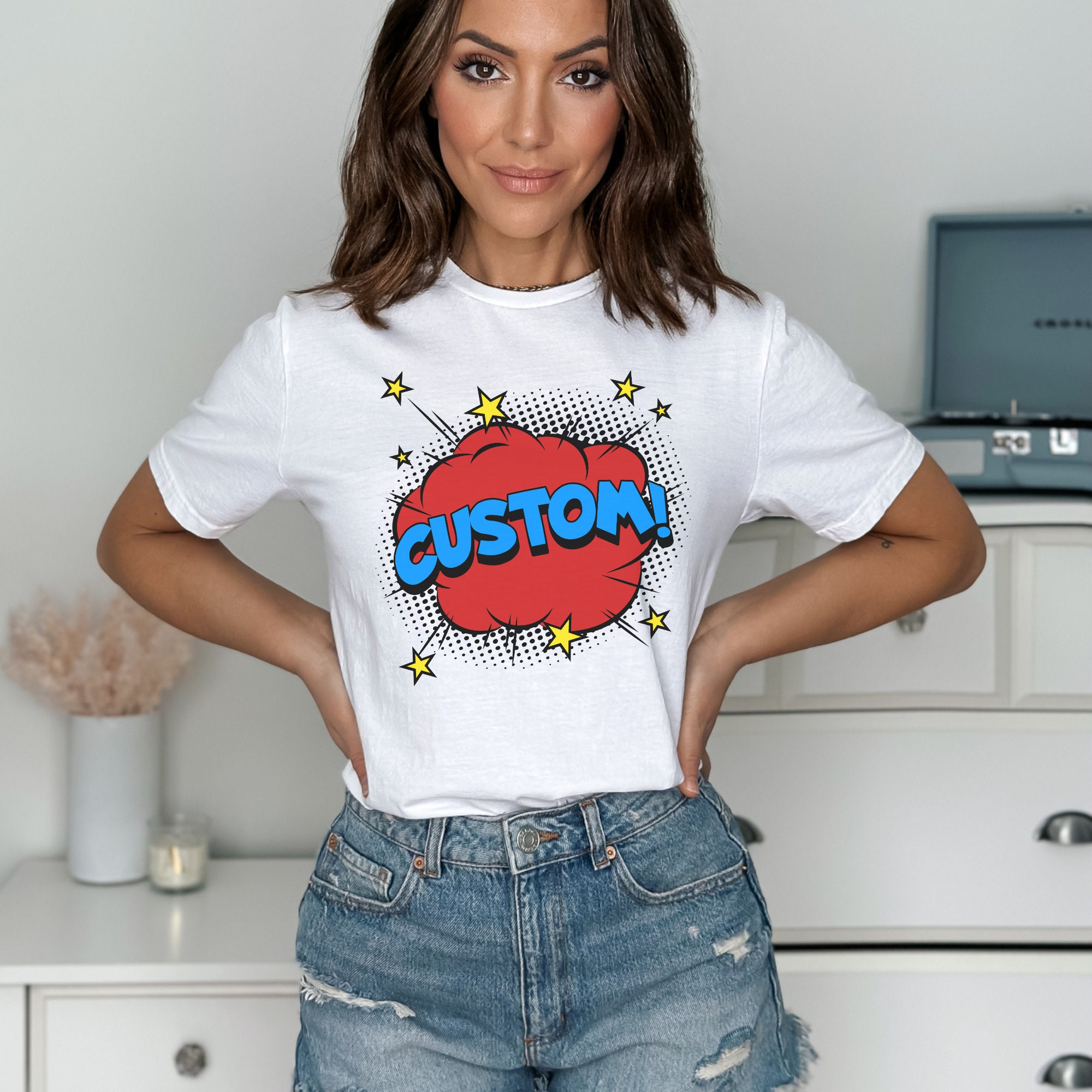 Custom Superhero Name PNG File Personalized Comic Book Hero - Etsy