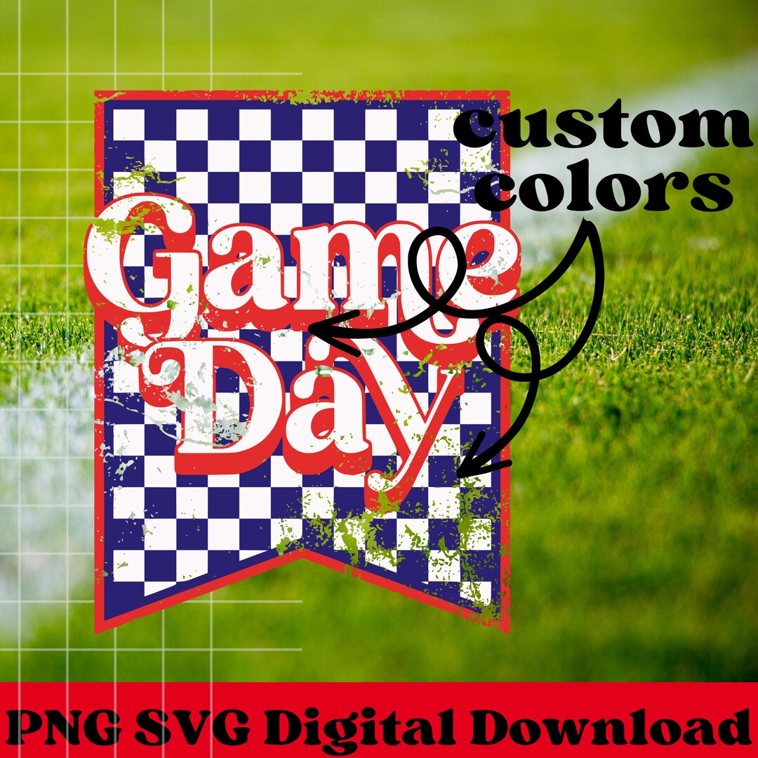 Custom Gameday SVG, Game Day Png,retro Game Day Varsity Svg Png, Retro ...