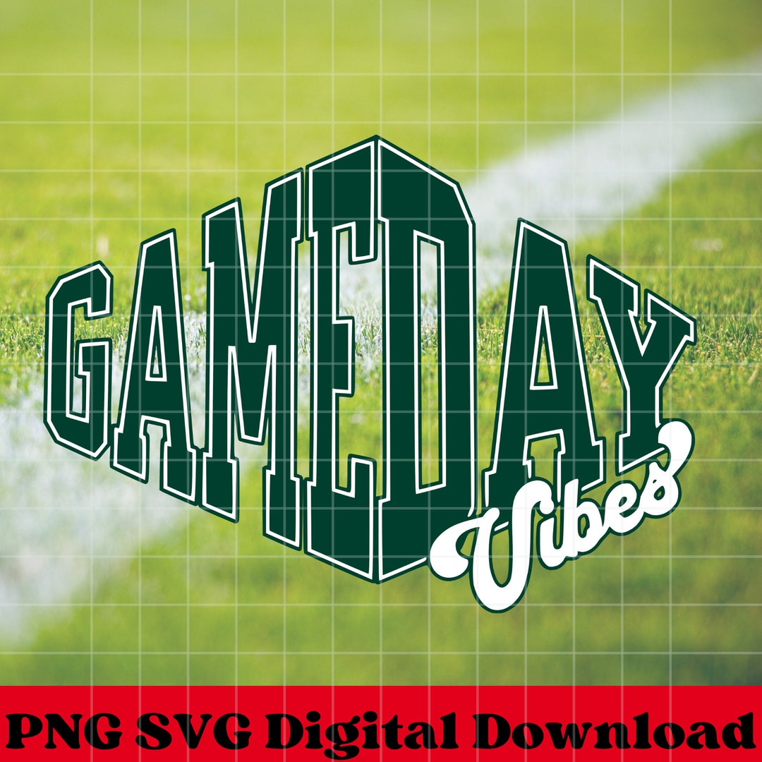 Gameday Vibes PNG SVG, Game Day Football Vibes Png Svg, Retro Gameday ...