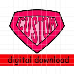 Custom Superhero Girl PNG File, Personalized Girl SVG Comic Book Hero ...