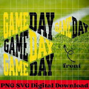 Game Day SVG, Game Day PNG, Game Day Varsity Svg Png, Retro Sports Png ...