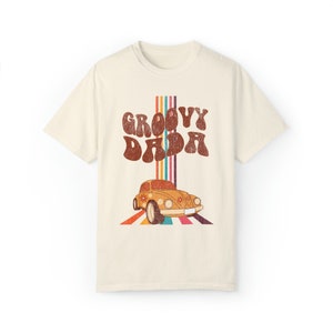 Retro Groovy Dada T-shirt, Hippie Daddy 60s 70s Inspired Retro Boho Dad ...