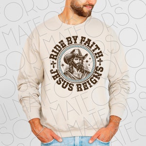 Western Jesus SVG PNG, Cowgirl Ride by Faith Jesus Reigns Svg, Country ...