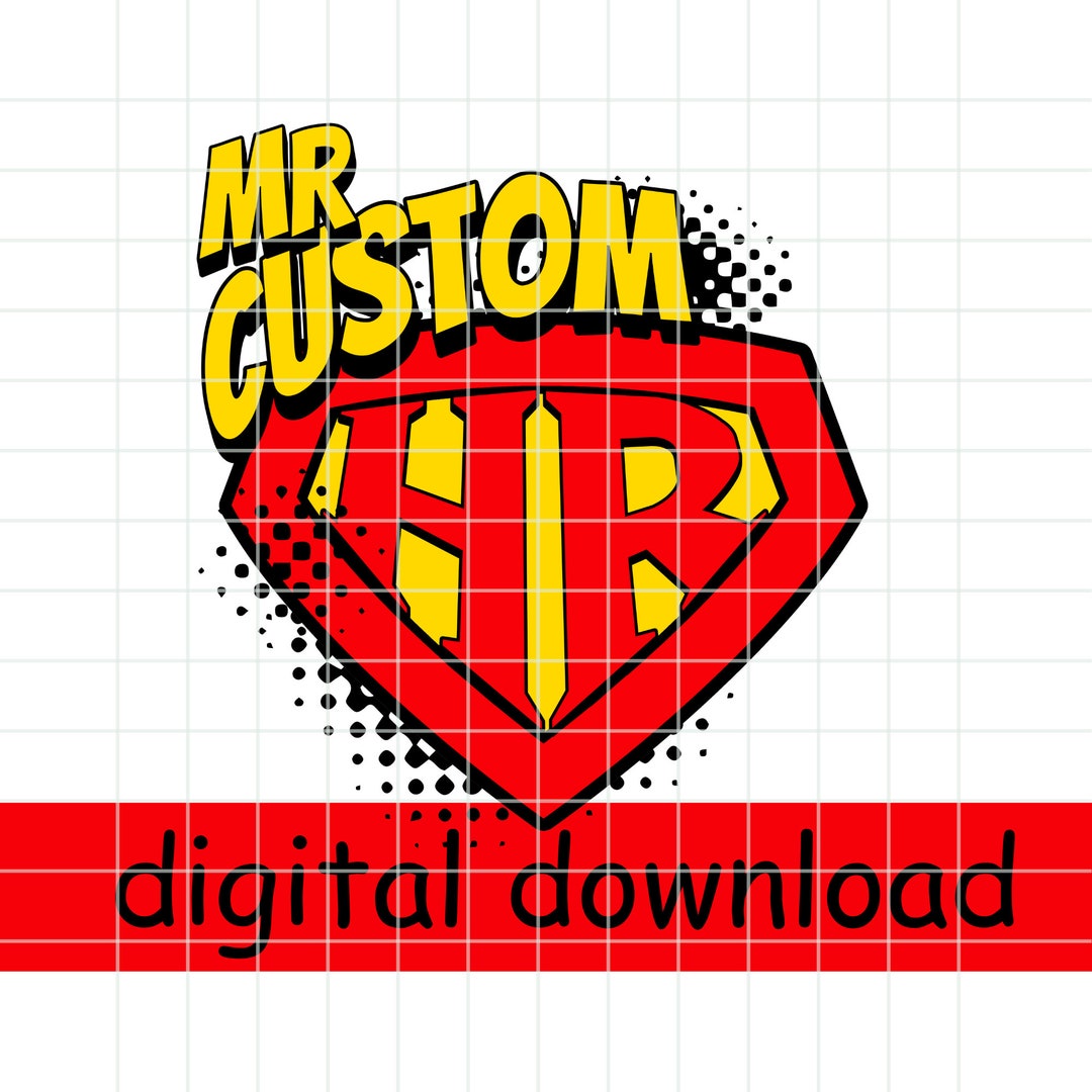Custom HR Superhero PNG File, Personalized Human Resources SVG Comic ...