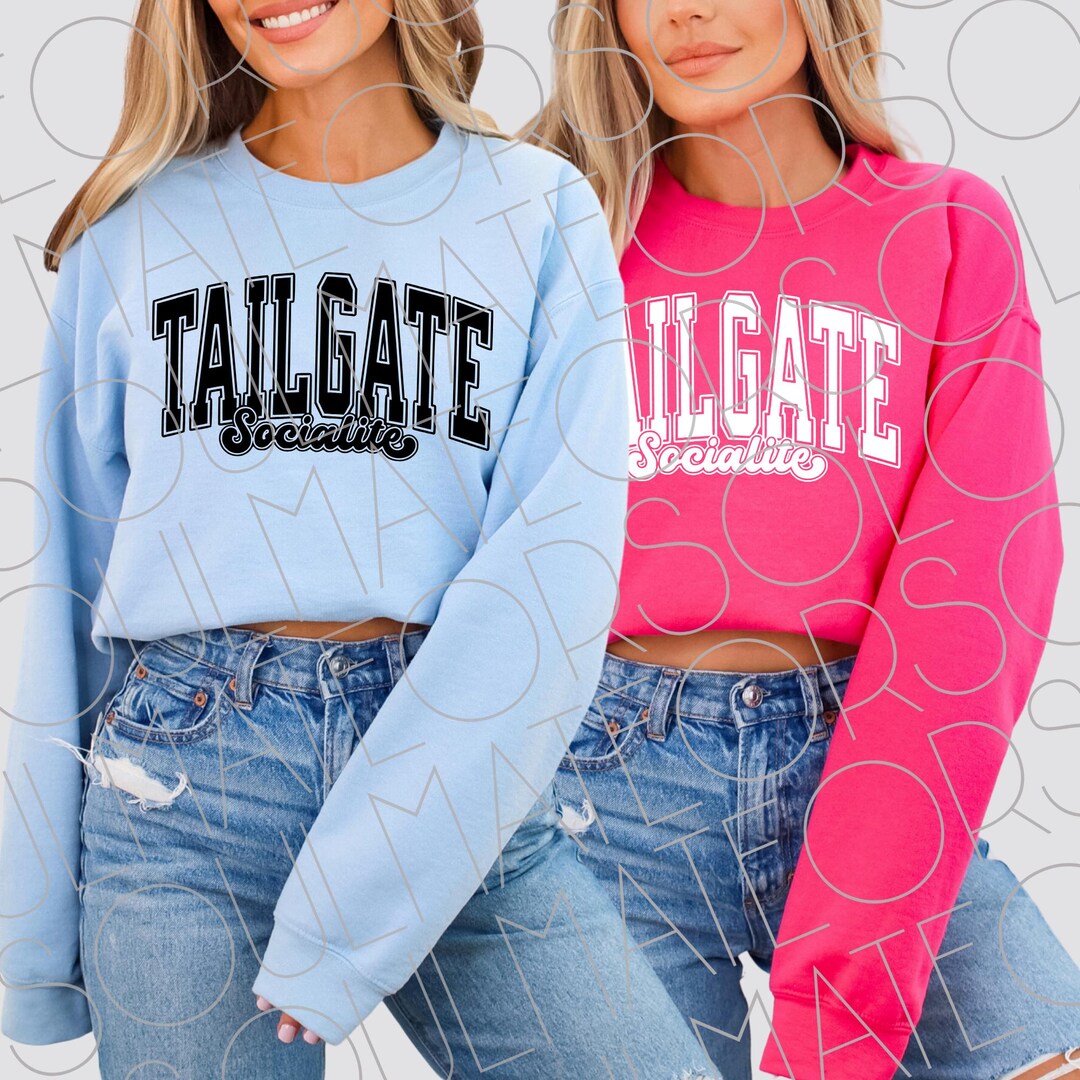 Tailgate Socialite SVG PNG – Single Layer Game Day Football Shirt ...