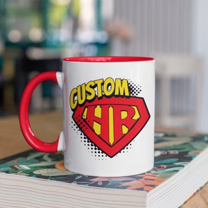Custom HR Superhero PNG File, Personalized Human Resources SVG Comic ...