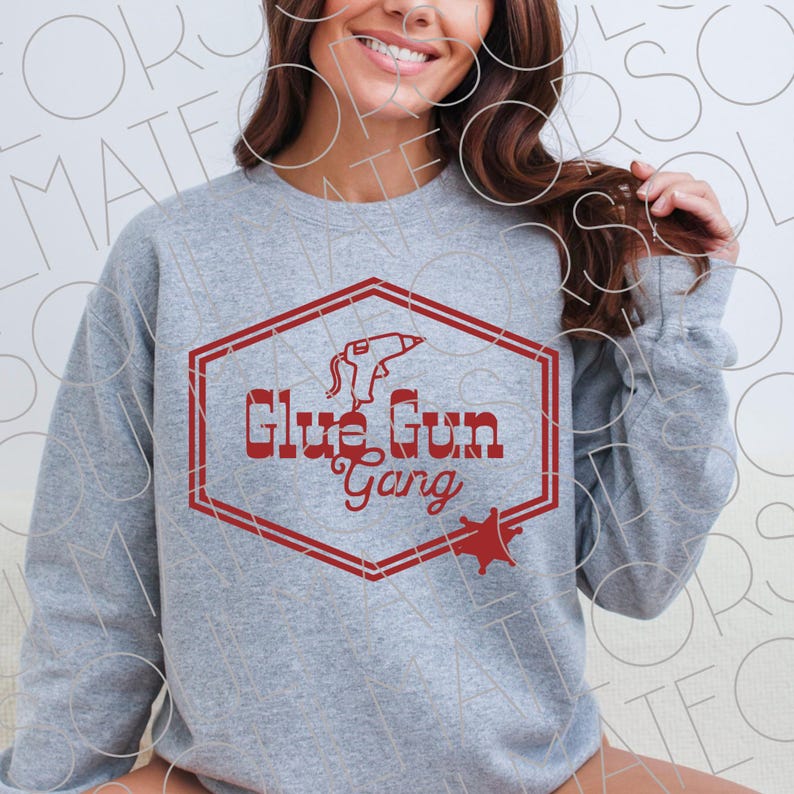 Glue Gun Gang SVG PNG – Doodle Design Crafting Friends Maker Life ...