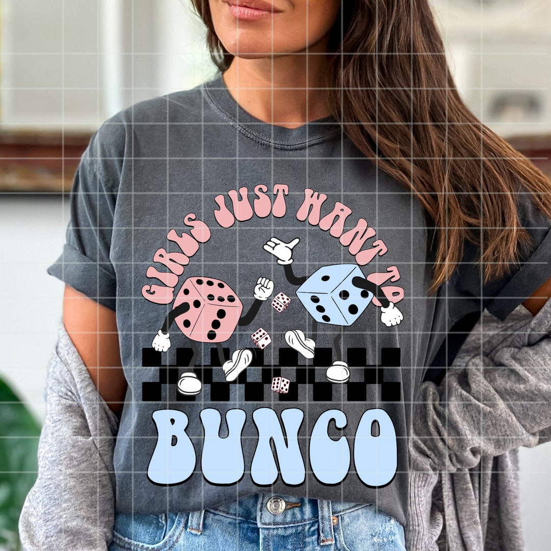 Bunco PNG File Digital Download, Groovy Bunco Printable for Women Who ...