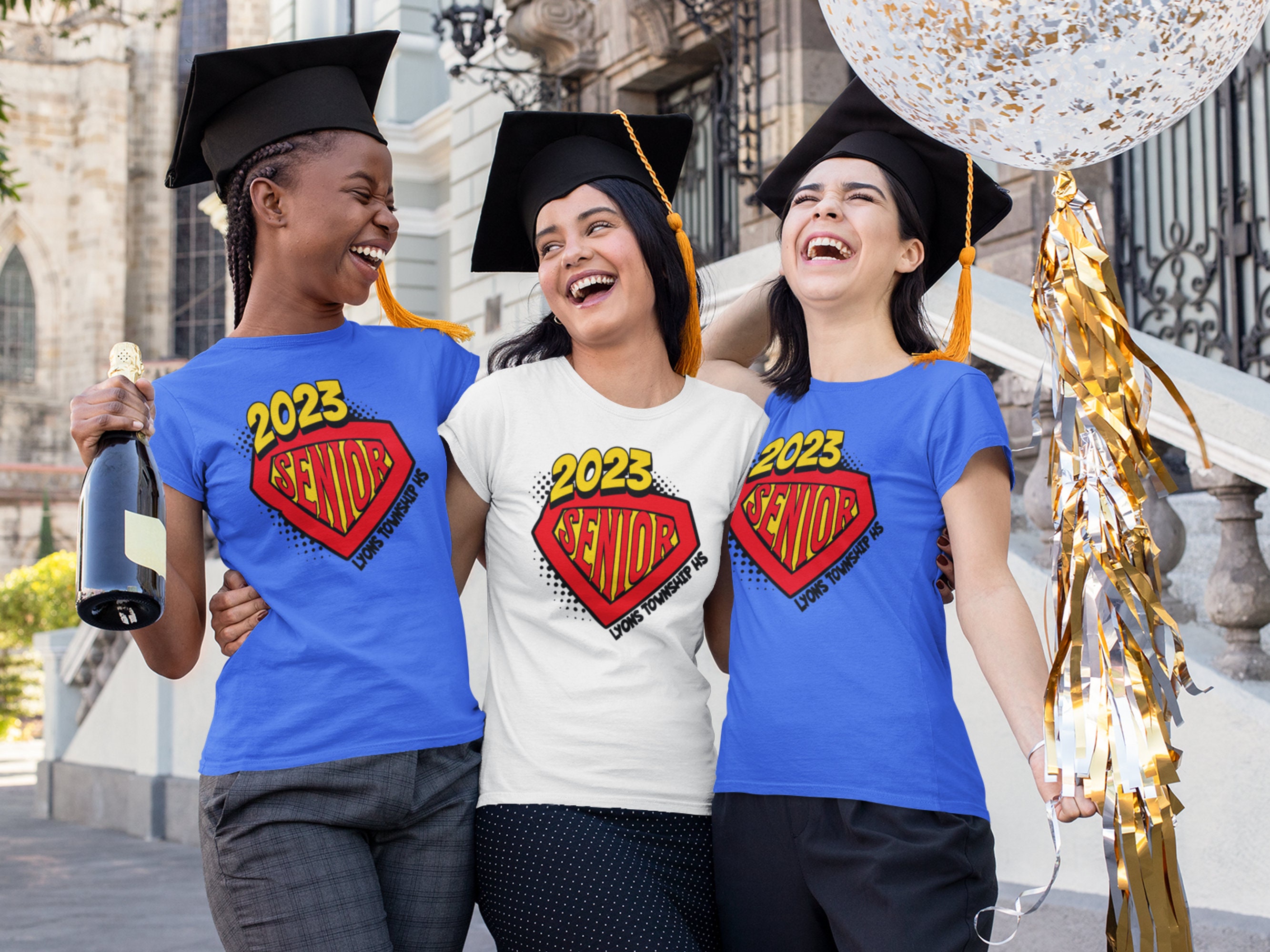 Custom Year Senior Superhero PNG File Personalized Hero Name - Etsy