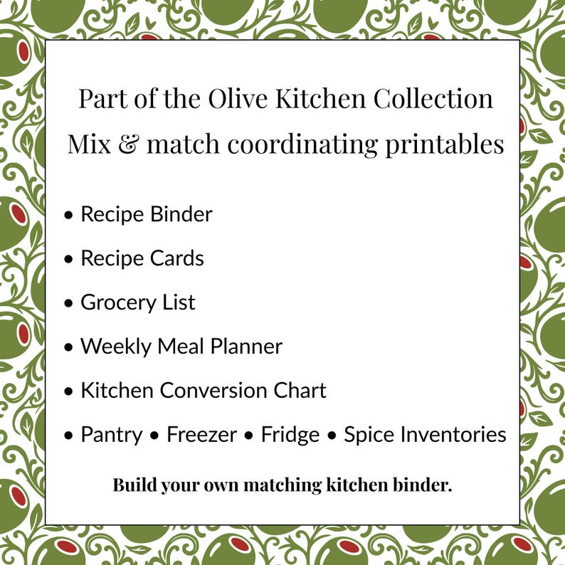 Printable Grocery List PDF Single Page and Two‑per‑page Shopping List ...