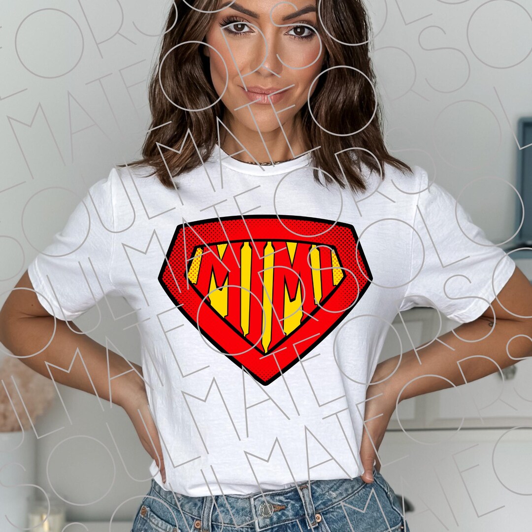 Super Mimi Superhero PNG for Sublimation, Mimi Gift Instant Digital ...