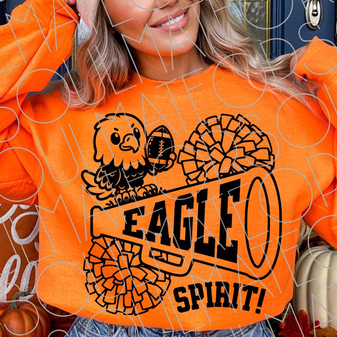 Eagle Cheer SVG, Eagle Football Cheer PNG, Eagle Svg, Eagle Png ...