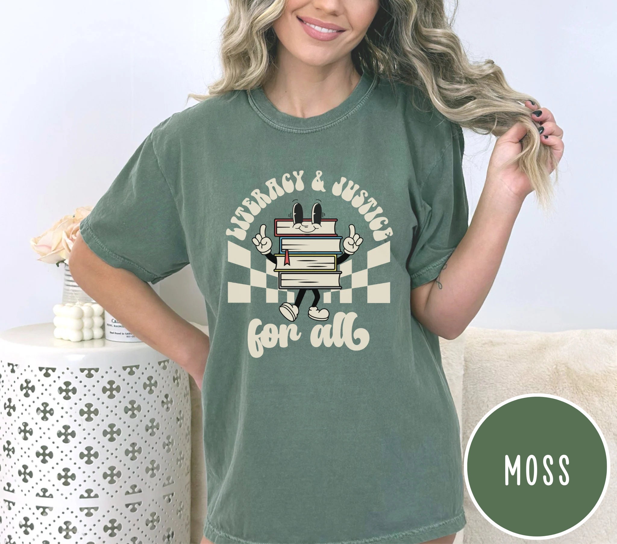 Bookcore Comfort Colors T-shirt Groovy Book Shirt It's - Etsy