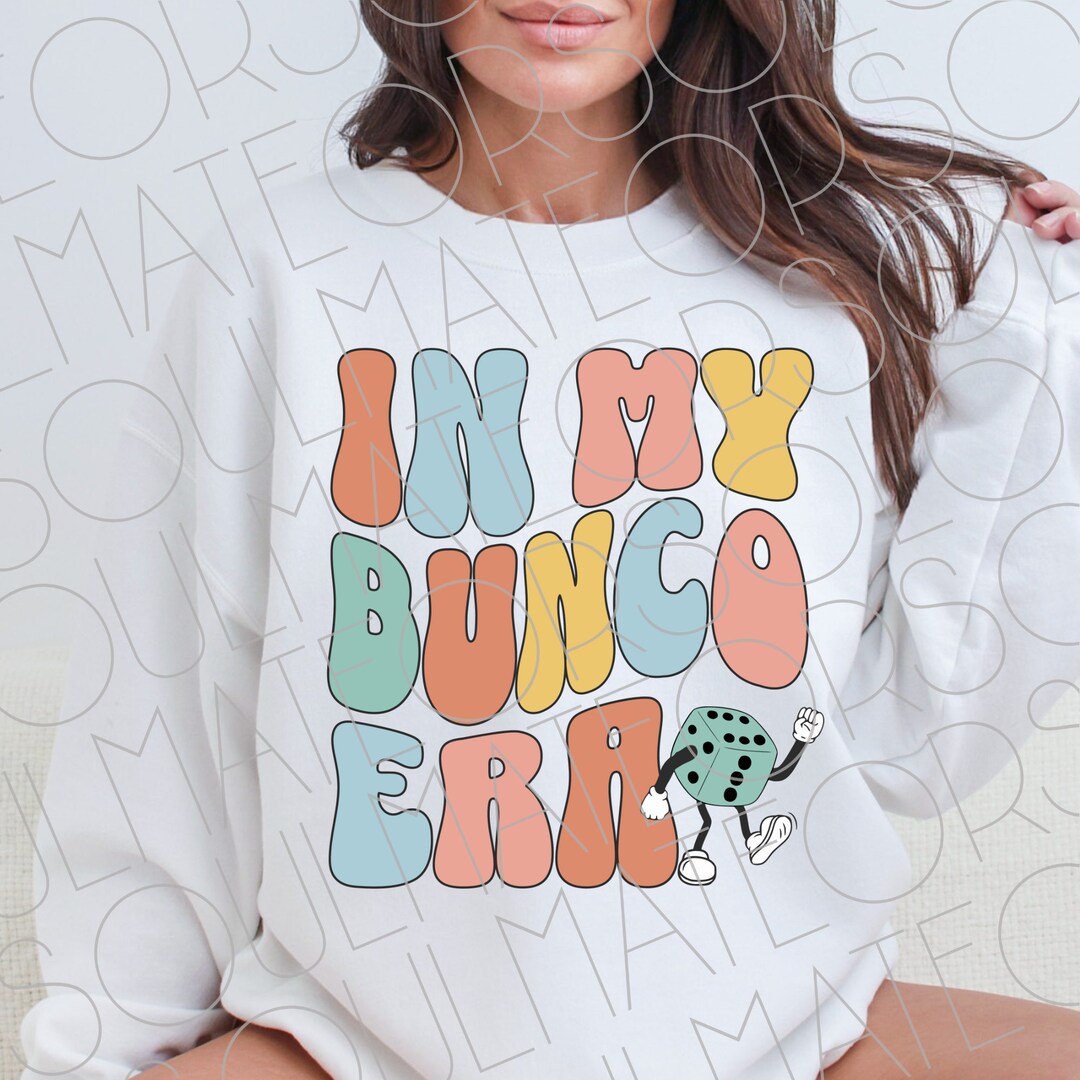 Bunco PNG File Digital Download, Groovy Bunco Printable for Women Who ...