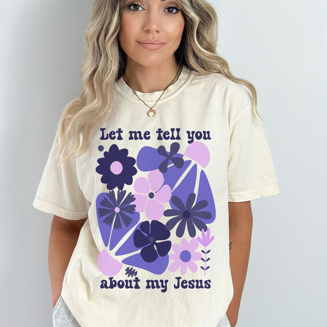 Vintage Christian Tee With Groovy Jesus Graphic for Believers - Etsy