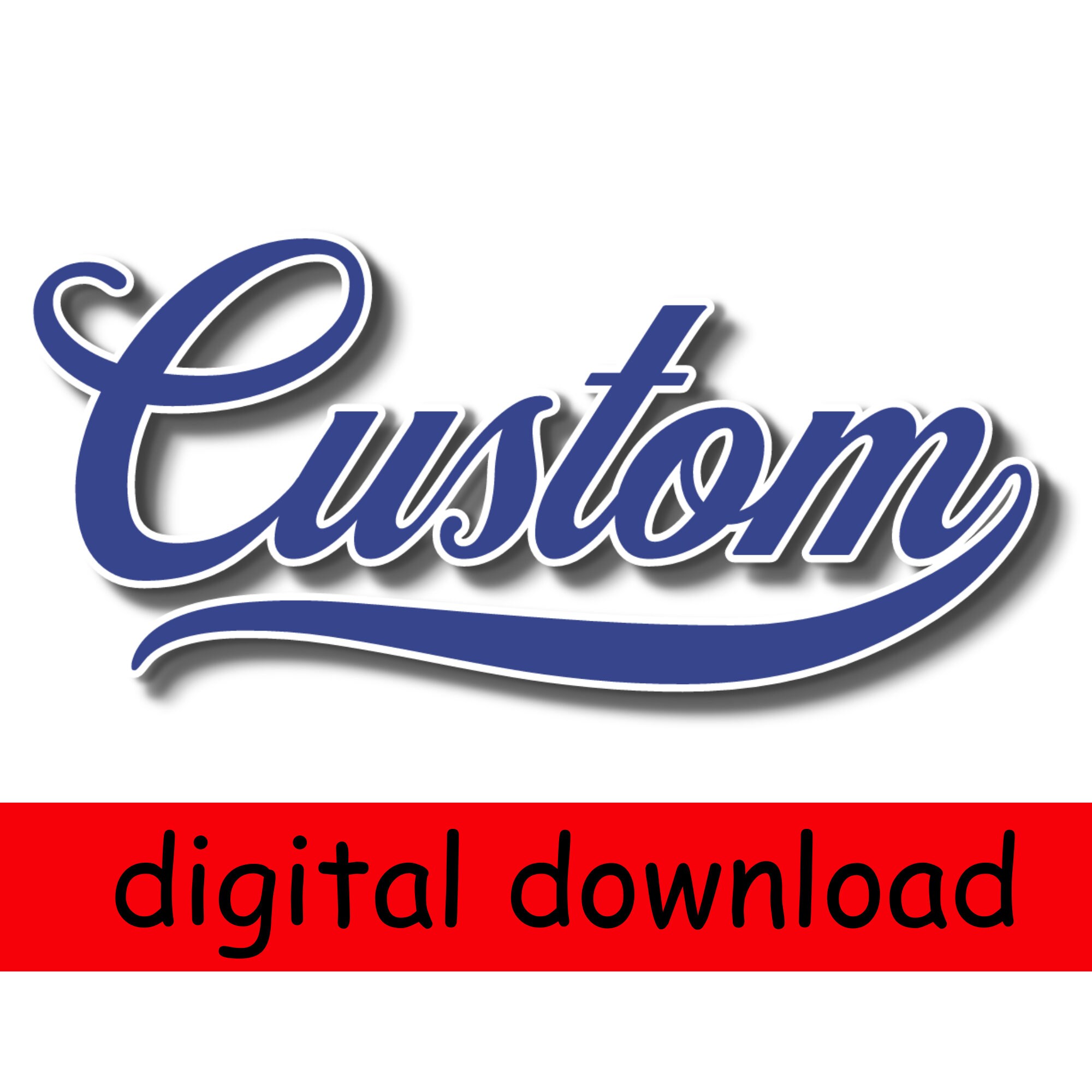 Custom Name Baseball Team PNG File Personalized SVG Team - Etsy