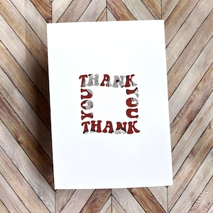 Thank You Greeting Card African Inspired - Etsy