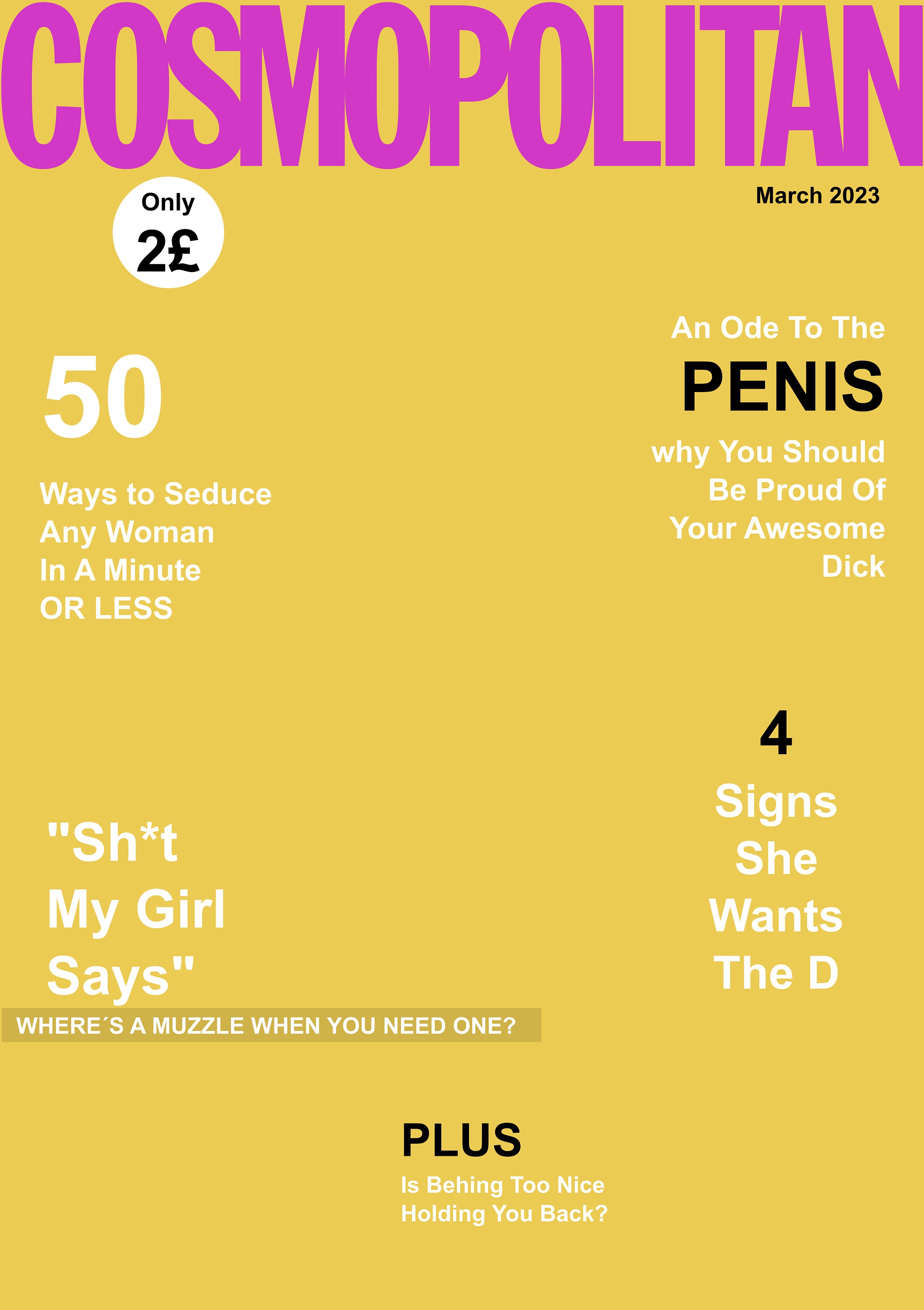 Cosmopolitan Cover BUNDLE Template, Magazine, Customizing, Editable ...