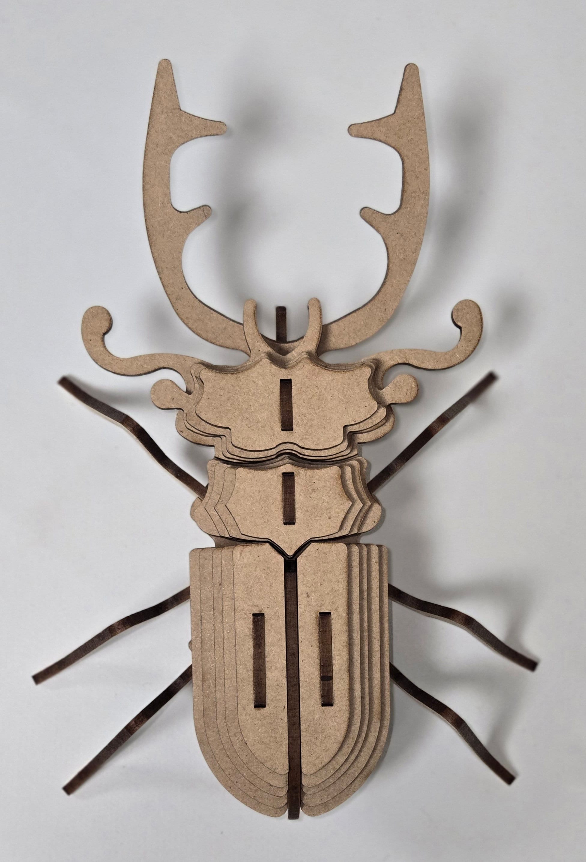 3D Stag Beetle Puzzle. Wooden. Figure Kit. Model Kit. Arts & Crafts ...