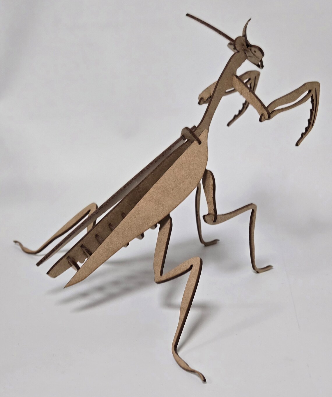 3D Praying Mantis Puzzle. Wooden. Figure Kit. Model Kit. Arts & Crafts ...