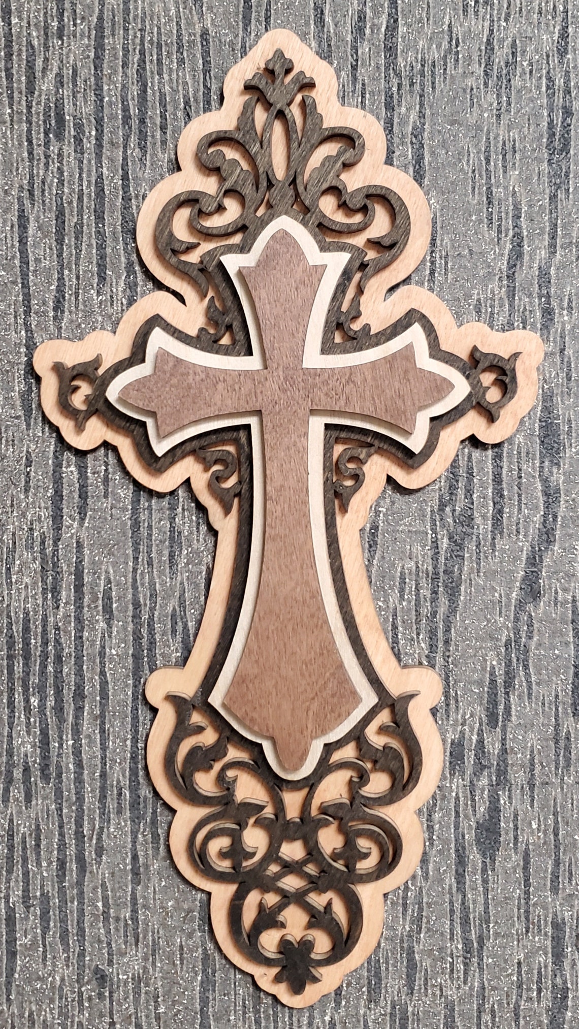 Cross Filigree Fancy Layer Digital File DXF_SVG_EPS_PNG Cricut ...