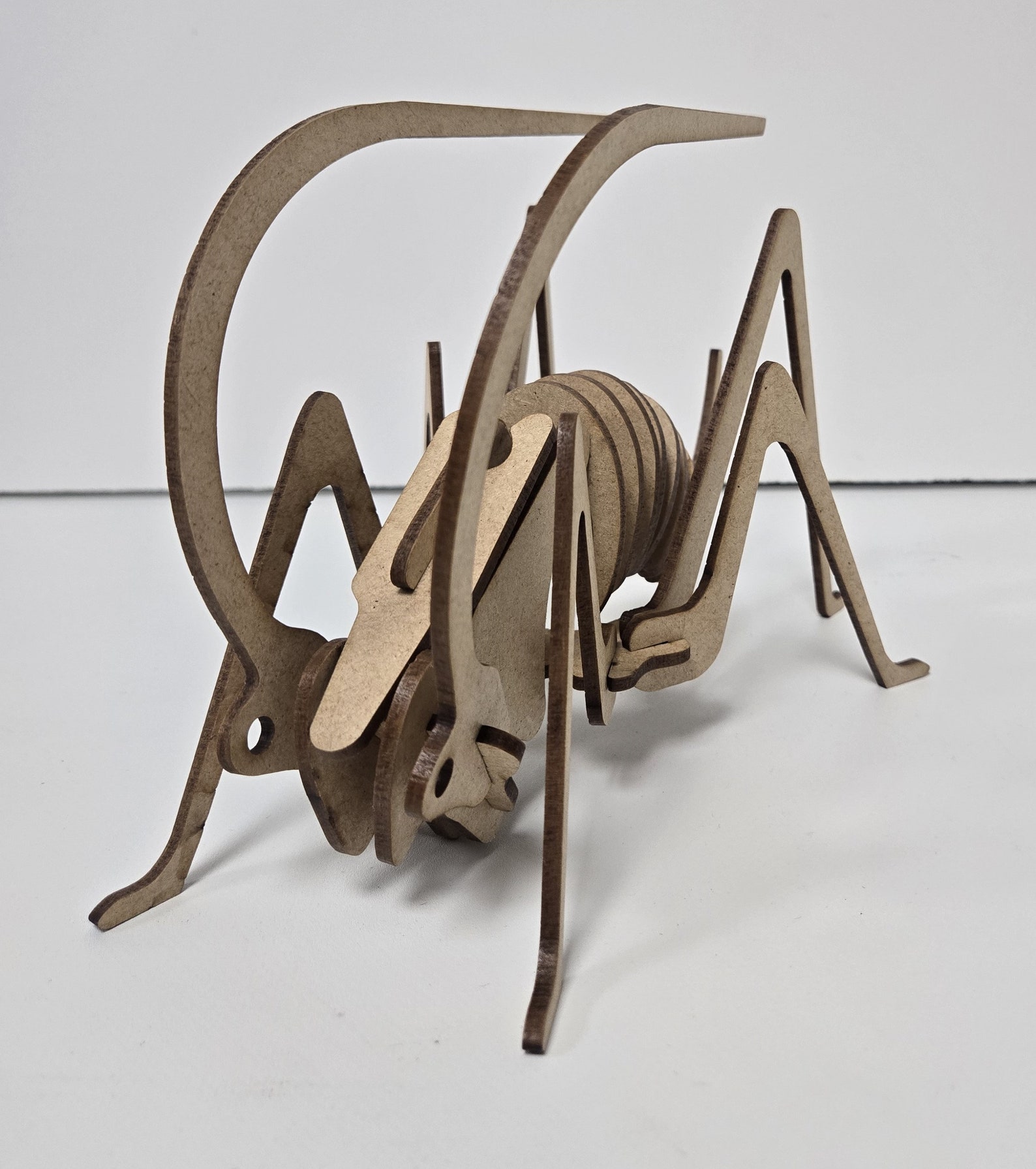 3D Grasshopper Puzzle. Wooden. Figure Kit. Model Kit. Arts & Crafts ...