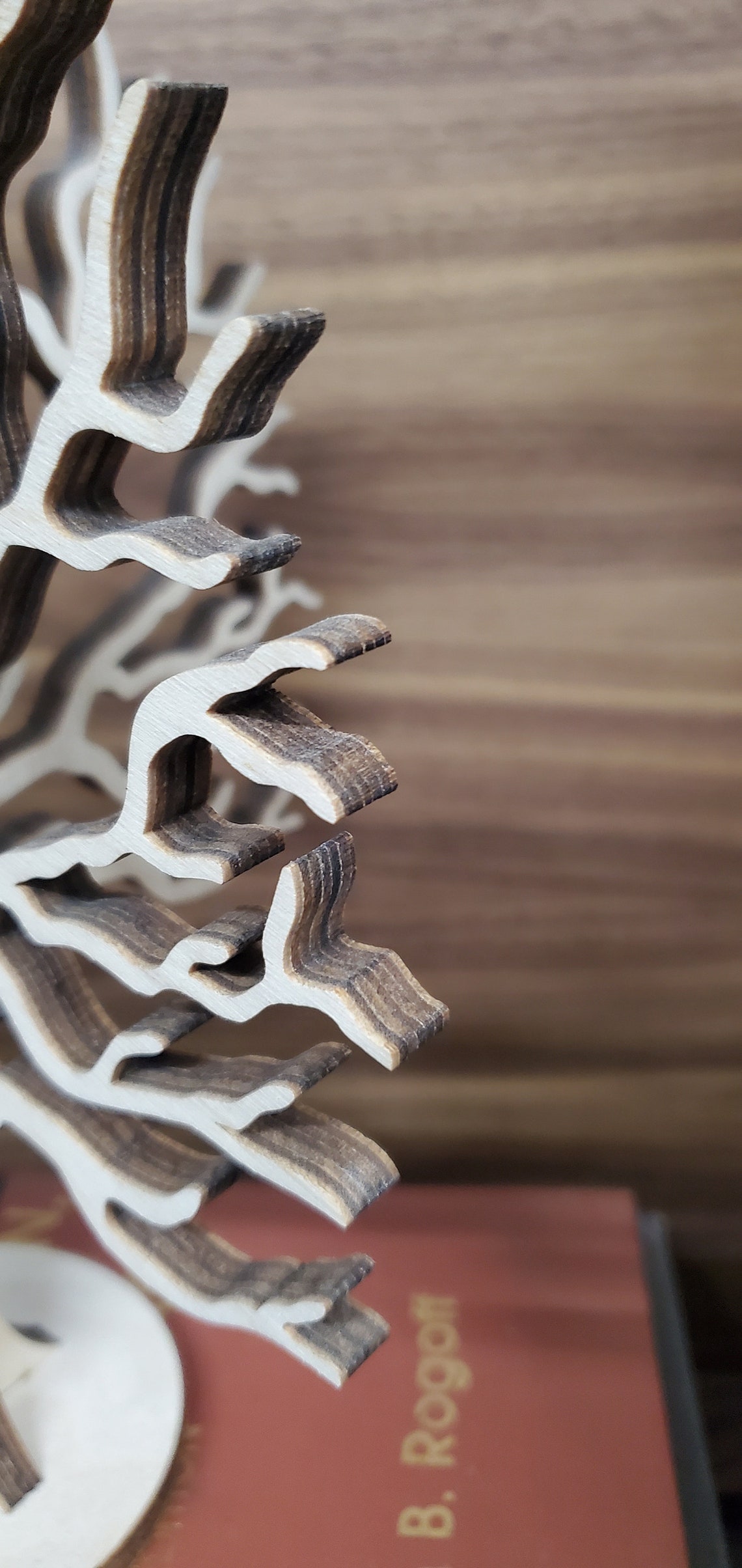 Wood Tree Cut Out. 3D Slotted Tree. Jewelry Tree Tree - Etsy