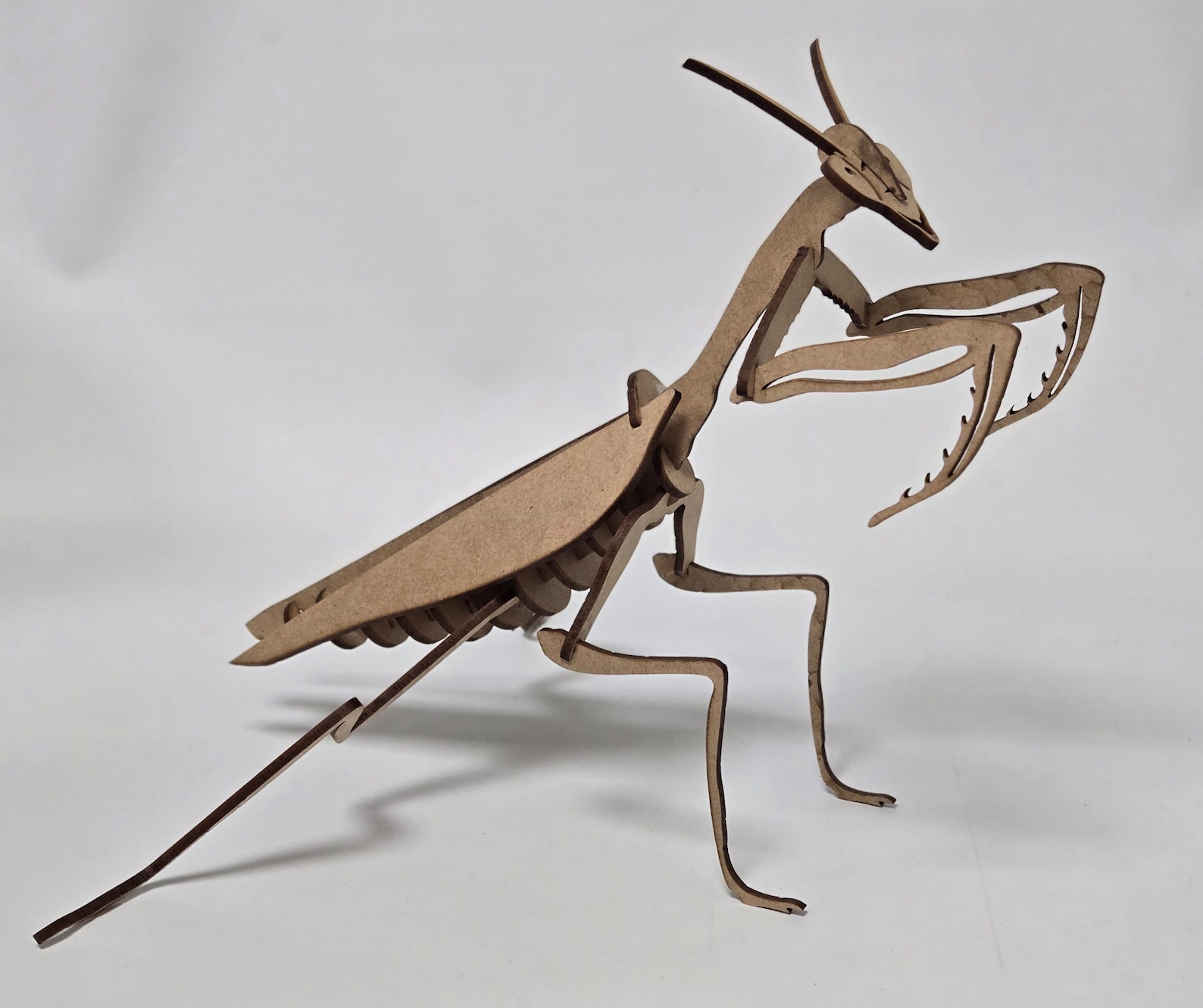3D Praying Mantis Puzzle. Wooden. Figure Kit. Model Kit. Arts & Crafts ...