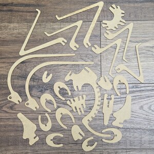 3D Grasshopper Puzzle. Wooden. Figure Kit. Model Kit. Arts & Crafts ...