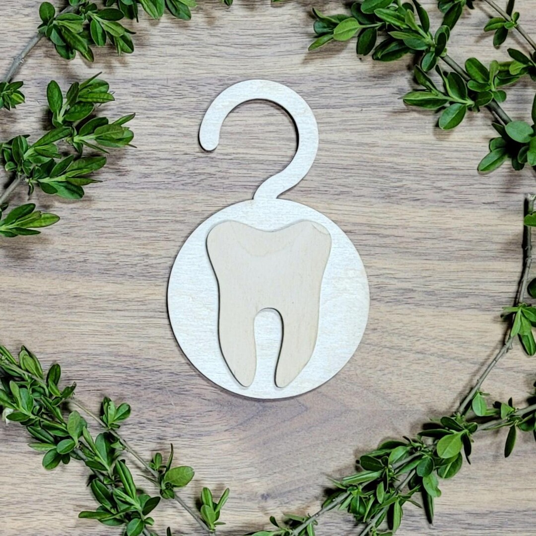 Unfinished Tooth Fairy Tags, Paintable DIY. Wooden Door Knob Hangers ...