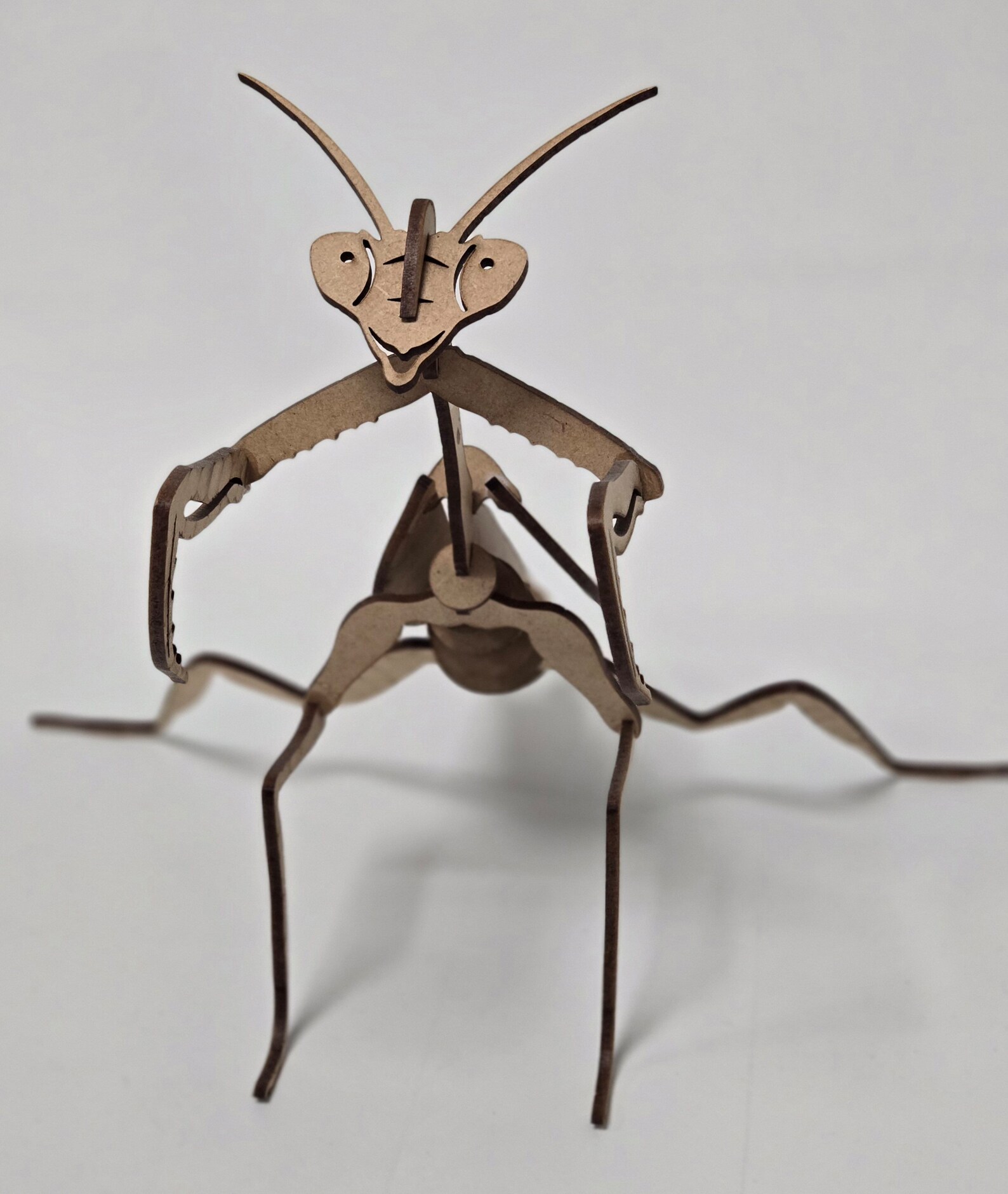 3D Praying Mantis Puzzle. Wooden. Figure Kit. Model Kit. Arts & Crafts ...