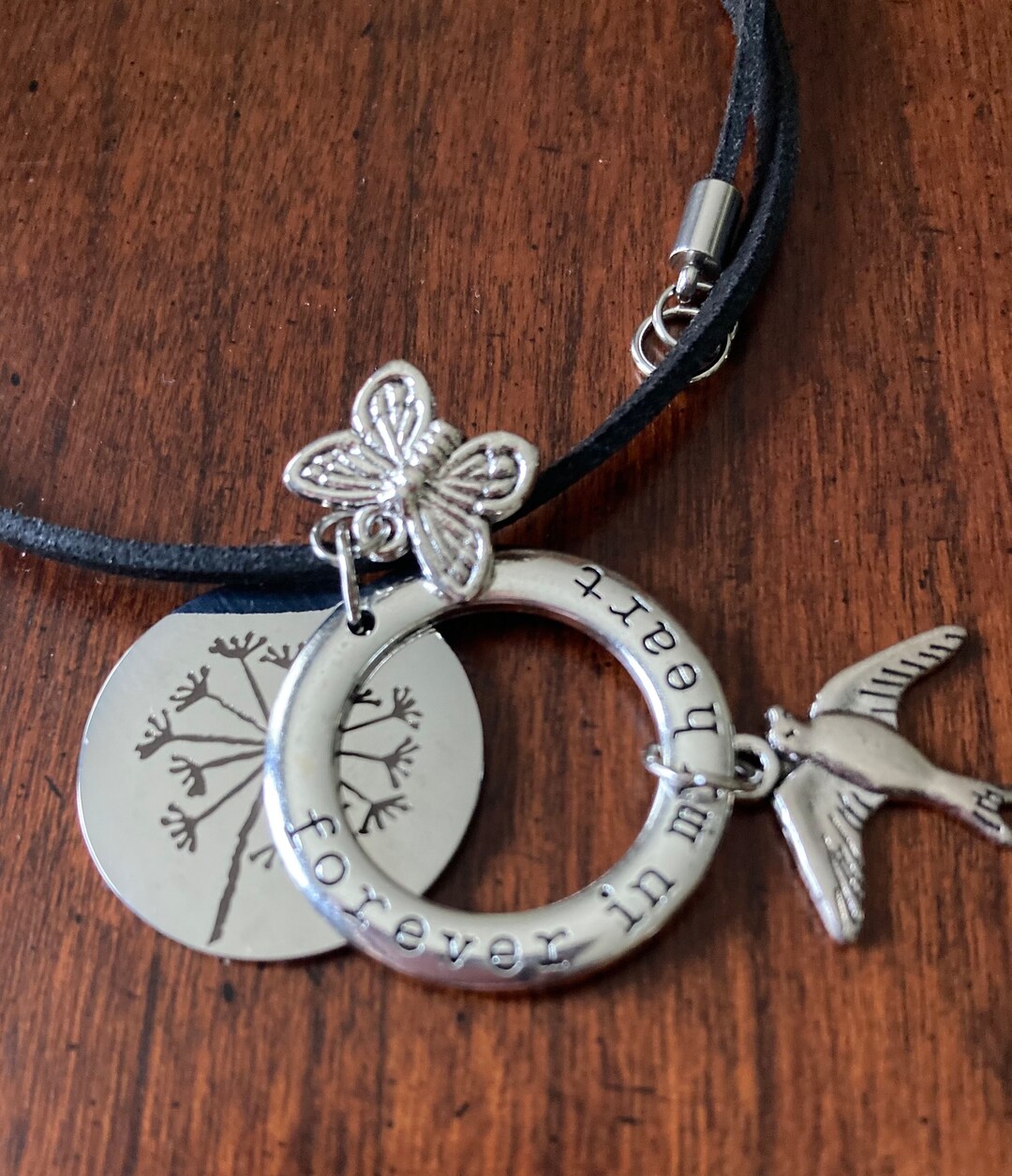 Shinedown Crow and Butterfly Inspired Remembrance Necklace - Etsy