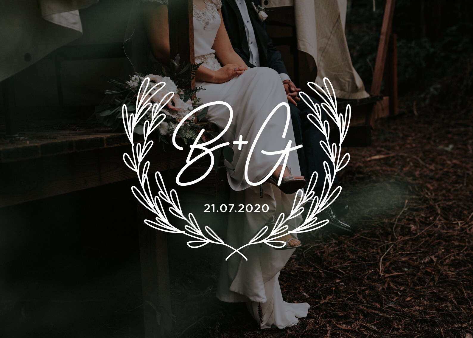 Completely Custom Wedding Logo Design. Personalised - Etsy