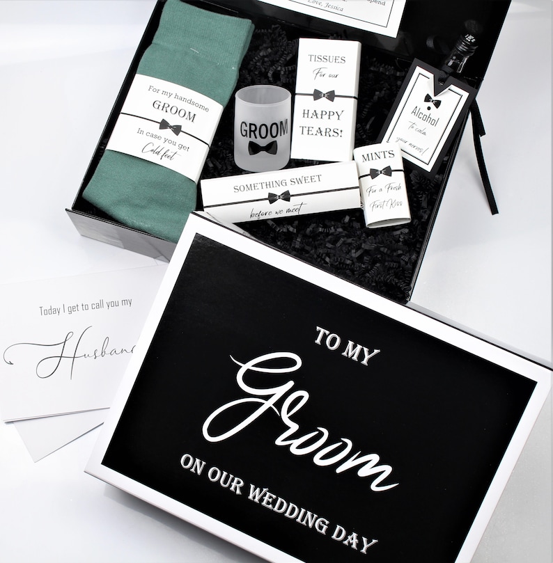 Wedding Day Box for Groom Groom Gift Box Groom Gift From - Etsy