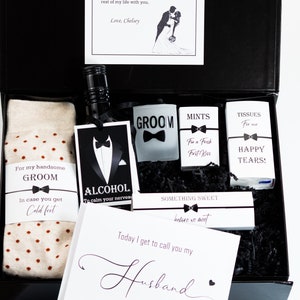 Personalized Groom Gift Box, Wedding Morning Gift for Groom, Groom Gift ...