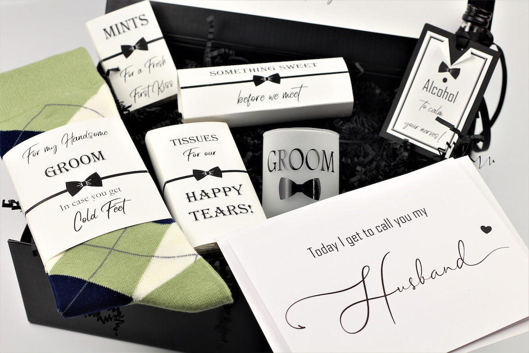 Wedding Day Box for Groom, Groom Gift Box, Groom Gift From Bride ...