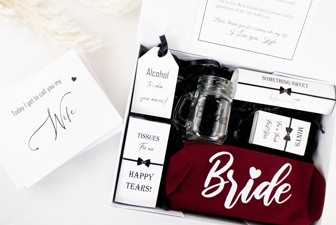 Personalized Wedding Day Box for Bride, Bride Gift Box, Bride Gift From ...