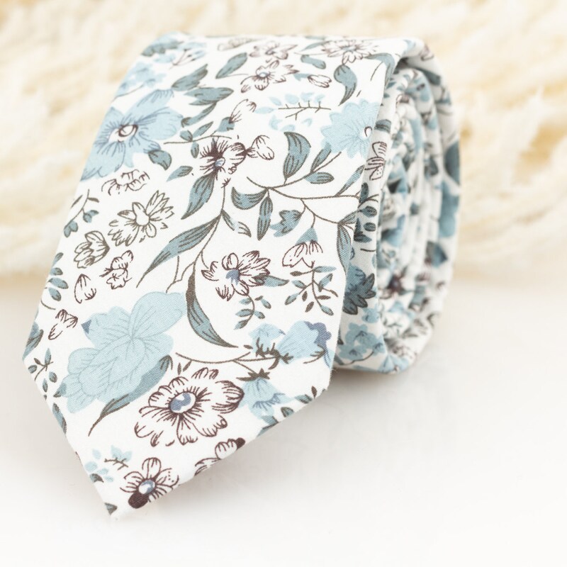 Floral Wedding Tie - Etsy