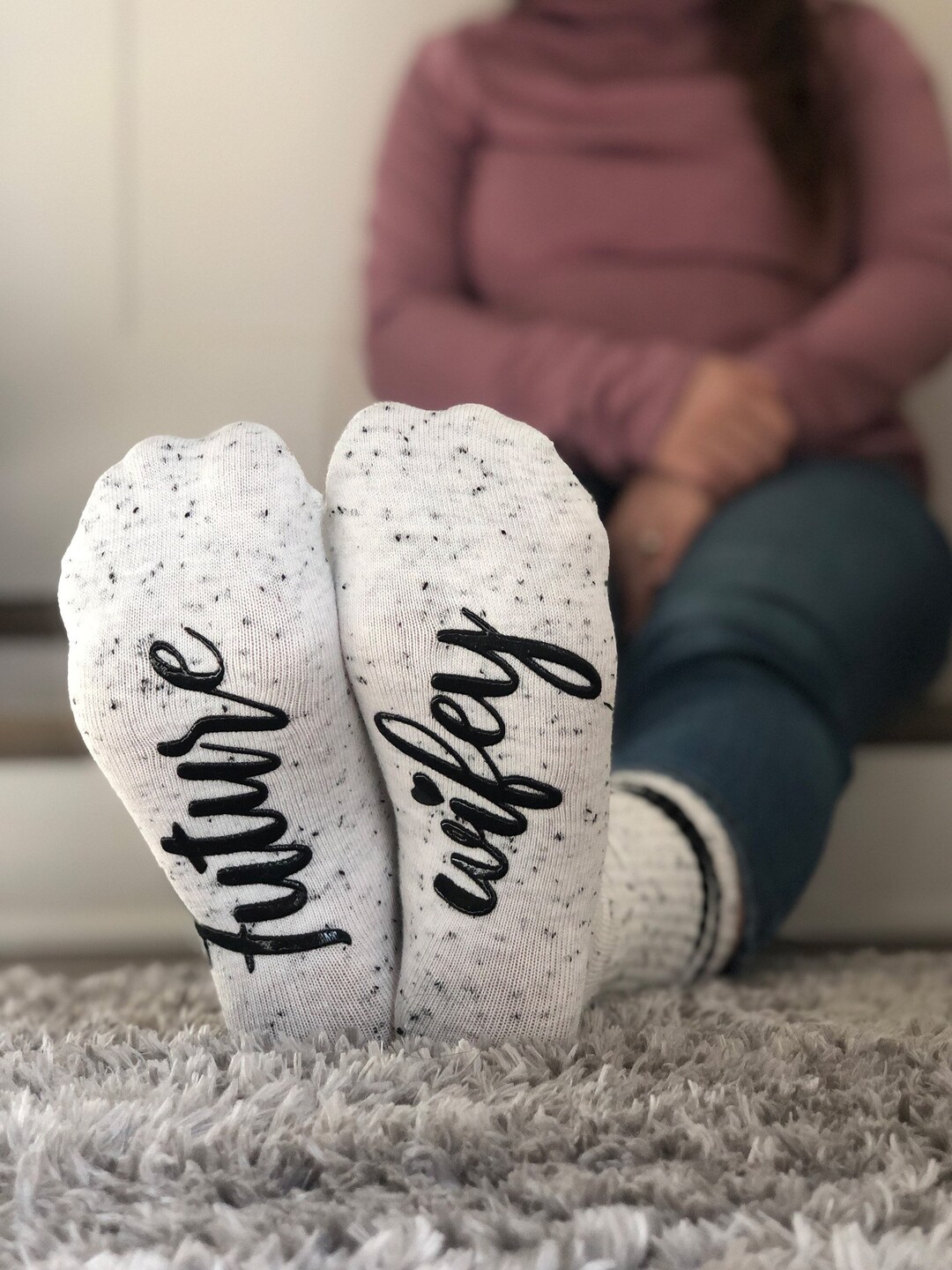Personalized Engagement Socks, Couple Socks Gift, Gift for Bride to Be ...