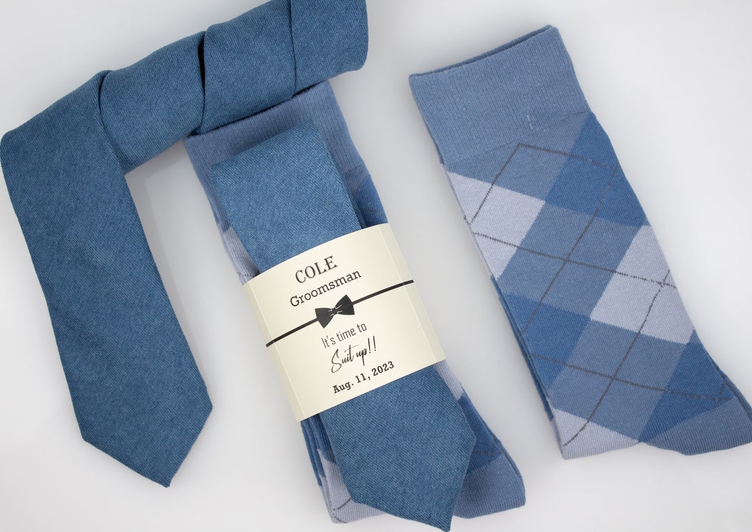 Azazie Steel Blue Velvet Tie, Steel Blue, Dusty Blue and Grey Argyle ...