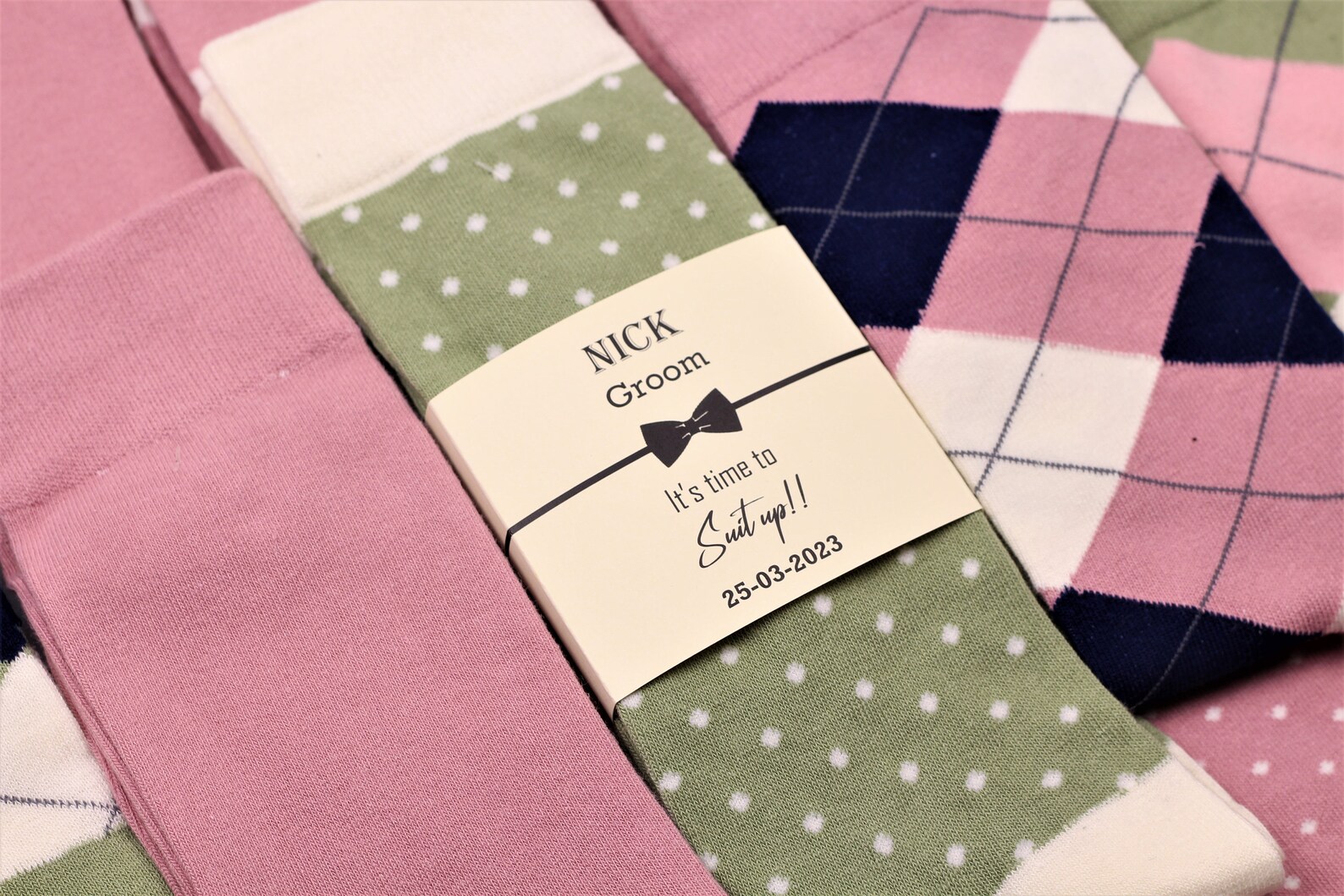 Groomsmen Socks, Proposal Socks Gift Set, Personalized Socks Labels ...