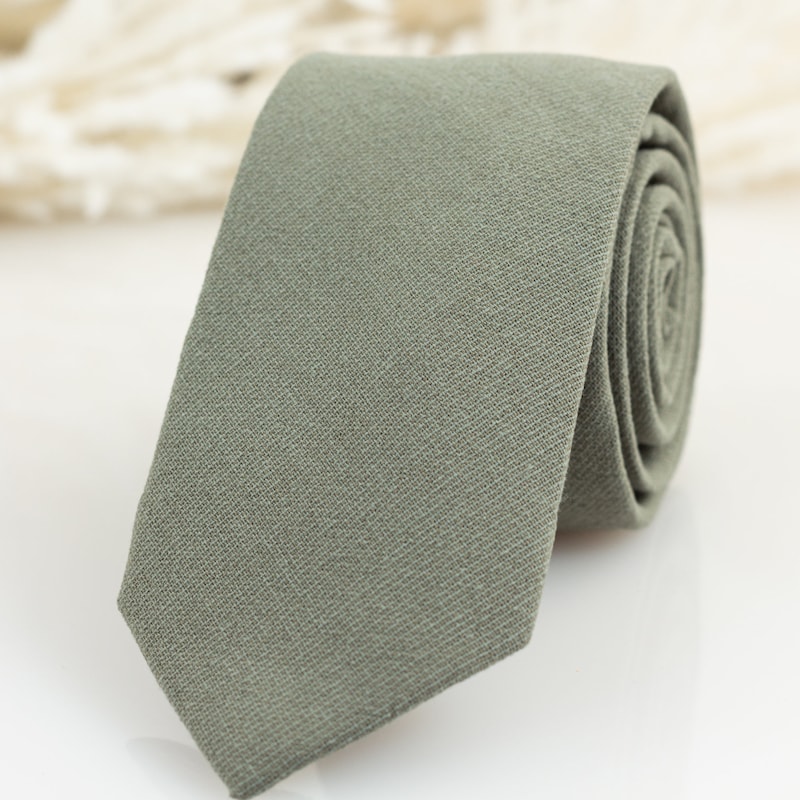 Sage Green Tie - Etsy