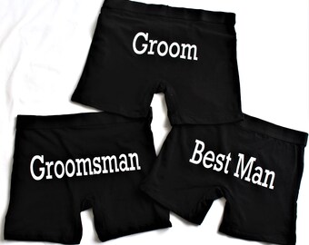 Wedding Boxer Briefs | Etsy