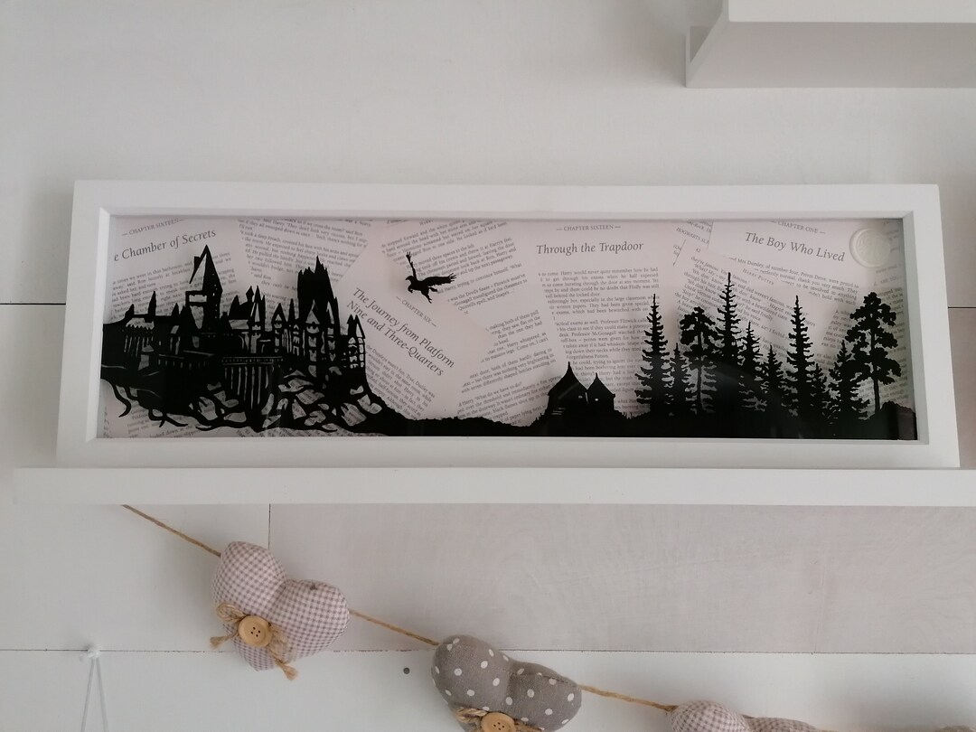 A Magical School long Box Frame Art - Etsy